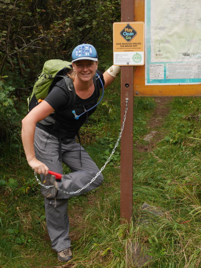 NEW Play Clean Go signs & Boot Brushes in B.C Parks. - CKISS - Central ...